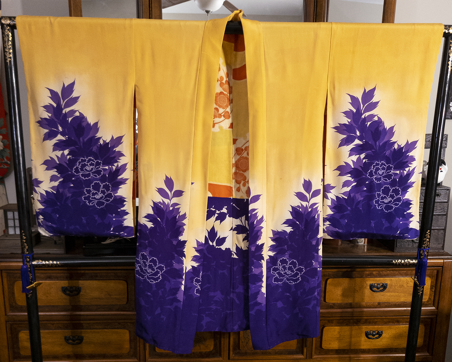 Antique Haori–Spring Sunset – Silk & Bones