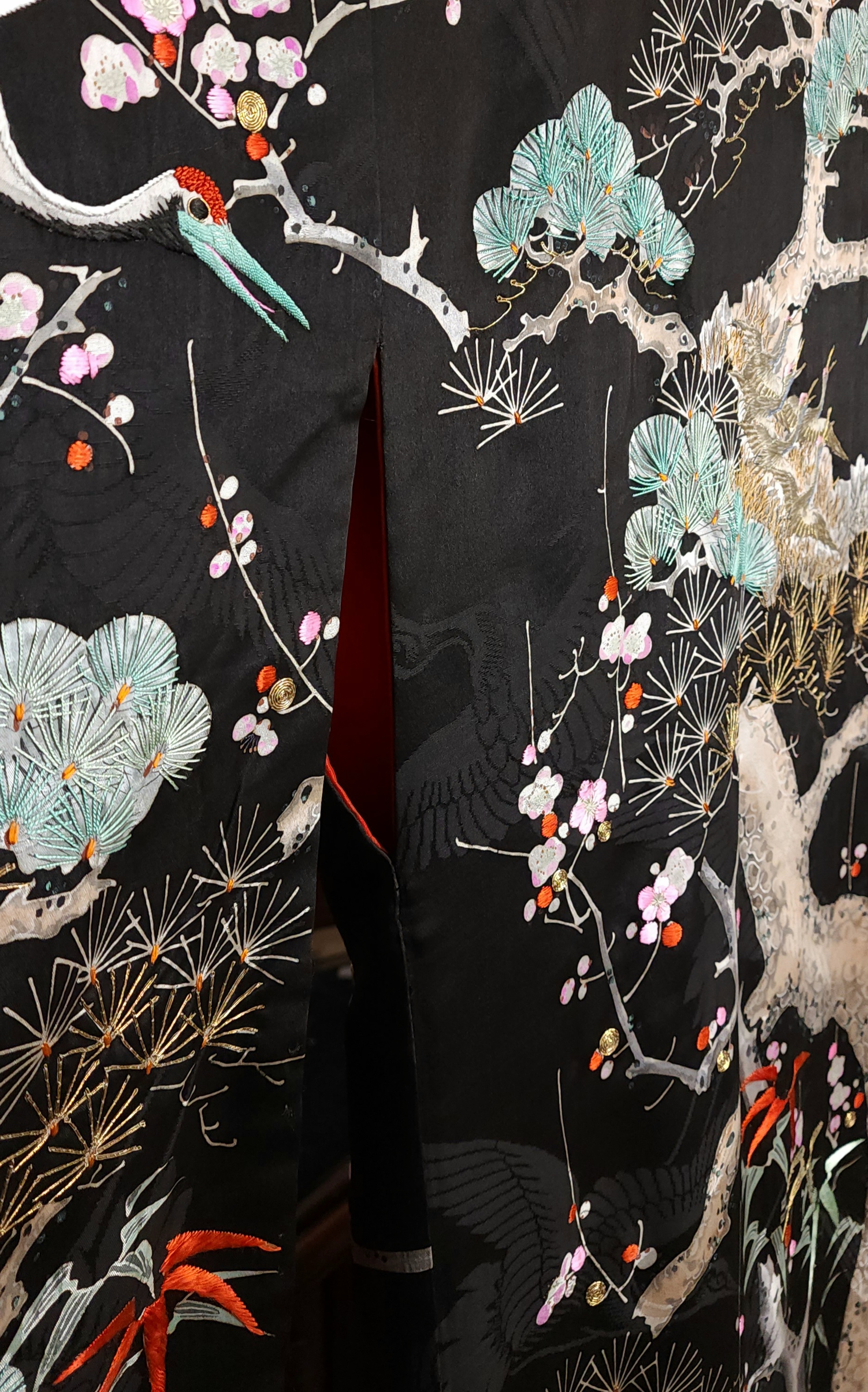Meiji Era Uchikake — Majesty With Minogame – Silk & Bones
